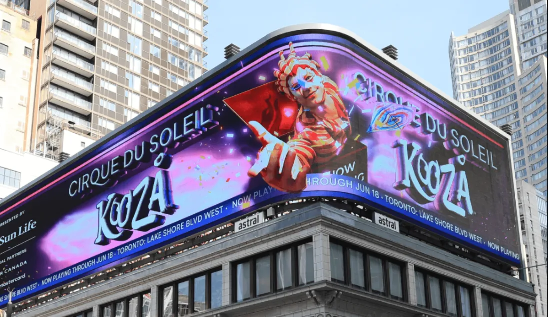 do 3d billboard animation, anamorphic billboard animation, 3d cgi ...